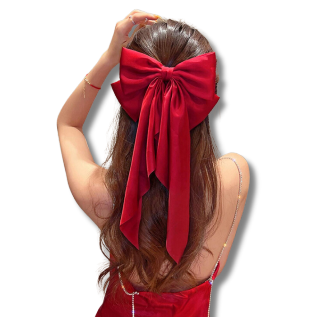 Oversized Red Hair Bow - The Kore Dance Project